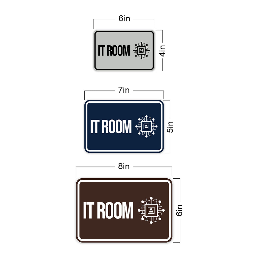 Classic Framed IT Room Wall or Door Sign – Pacific Sign and Stamp