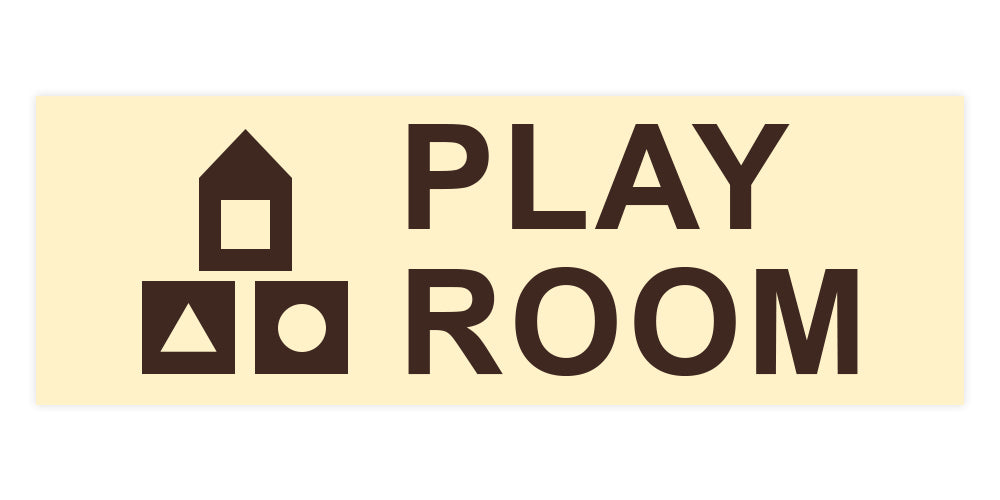 Basic Play Room Wall or Door Sign – Pacific Sign and Stamp