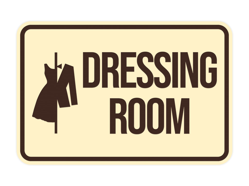 Classic Framed Dressing Room Wall or Door Sign – Pacific Sign and Stamp