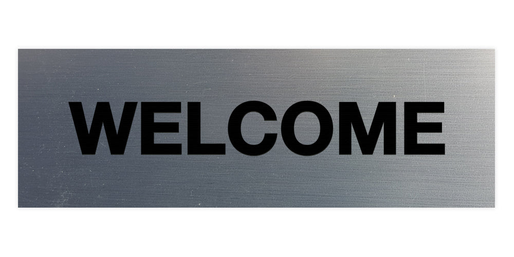 Basic Welcome Sign – Pacific Sign and Stamp