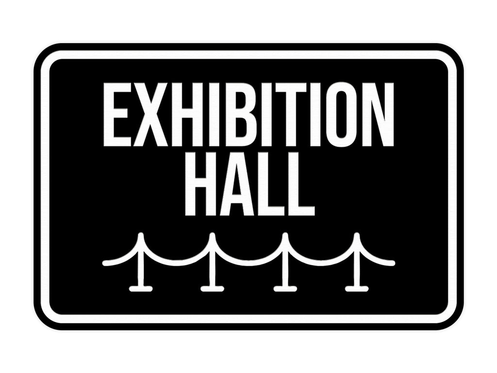 Classic Framed Exhibition Hall Wall or Door Sign – Pacific Sign and Stamp