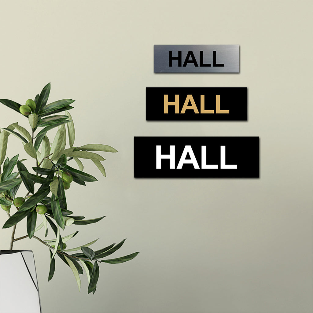 Basic Hall Wall or Door Sign – Pacific Sign and Stamp