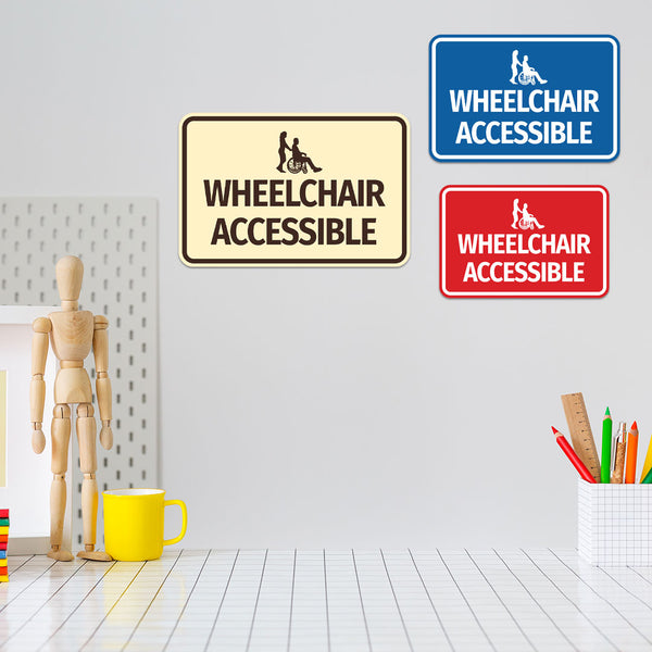 Signs ByLITA Classic Framed Wheelchair Accessible Wall or Door Sign ...