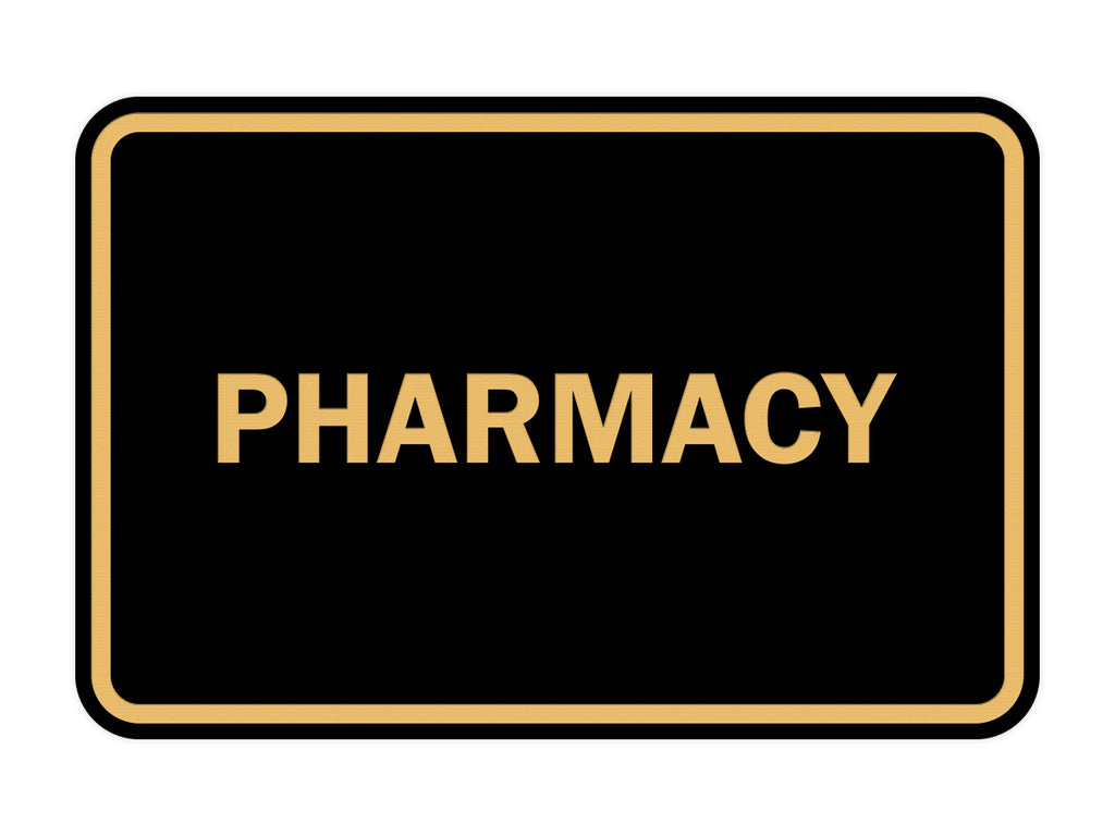 Classic Framed Pharmacy Sign – Pacific Sign and Stamp