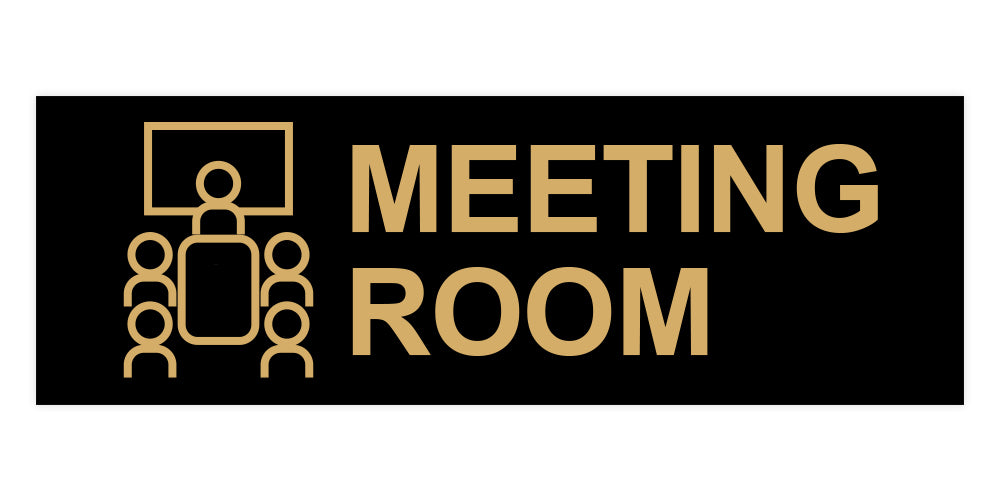 Basic Meeting Room Wall or Door Sign – Pacific Sign and Stamp
