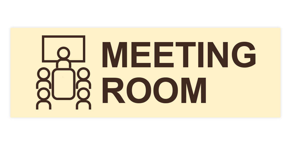 Basic Meeting Room Wall or Door Sign – Pacific Sign and Stamp