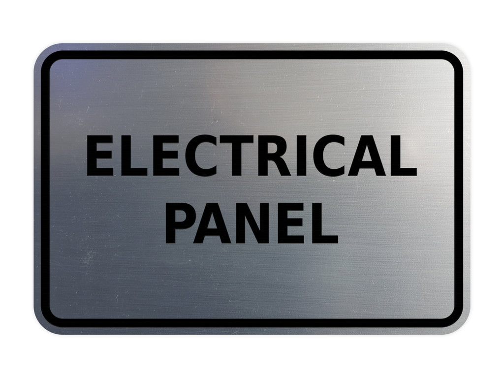 Classic Framed Electrical Panel Sign – Pacific Sign and Stamp