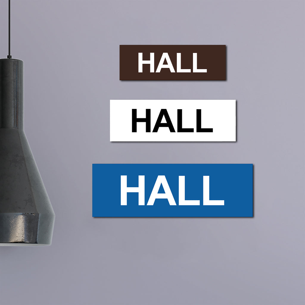 Basic Hall Wall or Door Sign – Pacific Sign and Stamp