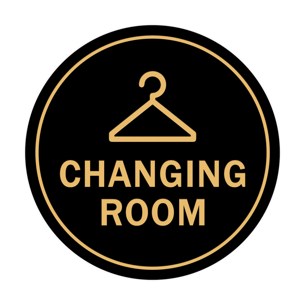 Signs ByLITA Circle Changing Room Sign – Pacific Sign and Stamp
