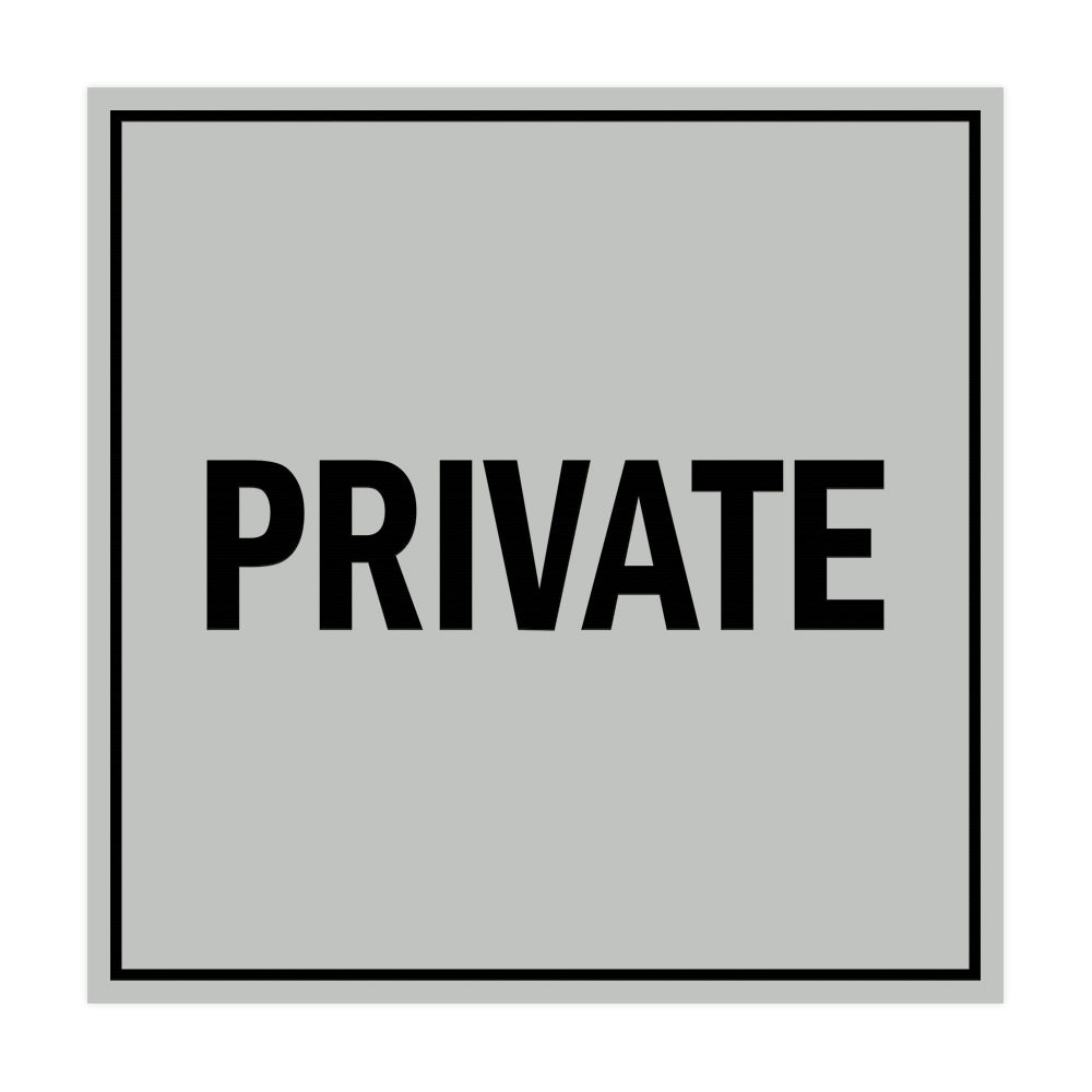 Signs ByLITA Square Private Sign – Pacific Sign and Stamp