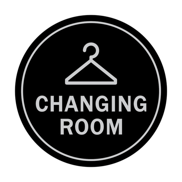 Signs ByLITA Circle Changing Room Sign – Pacific Sign and Stamp