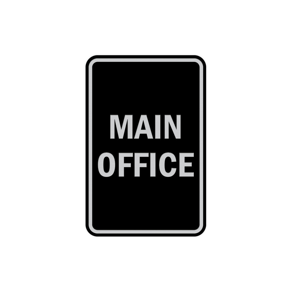 Portrait Round Main Office Sign – Pacific Sign and Stamp