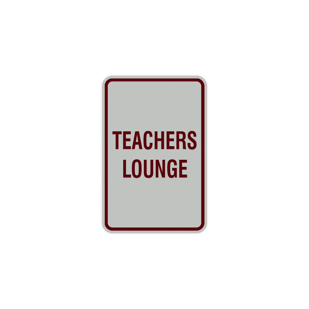 Portrait Round Teachers Lounge Sign – Pacific Sign and Stamp