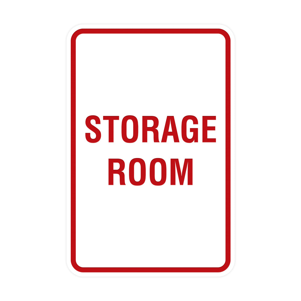 Portrait Round Storage Room Sign – Pacific Sign and Stamp