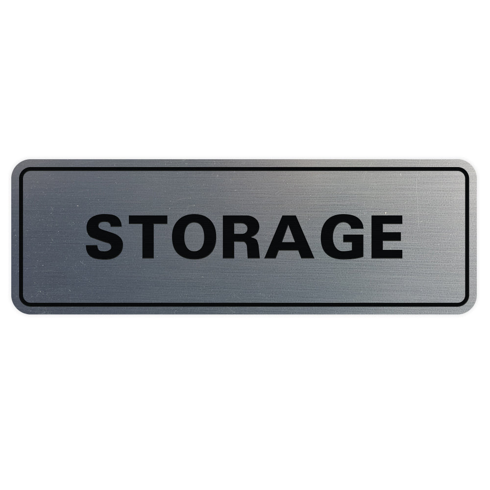 Standard Storage Sign – Pacific Sign and Stamp