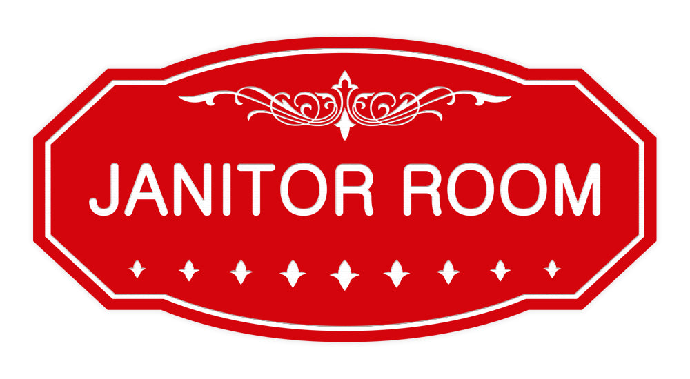 Victorian Janitor Room Sign – Pacific Sign and Stamp