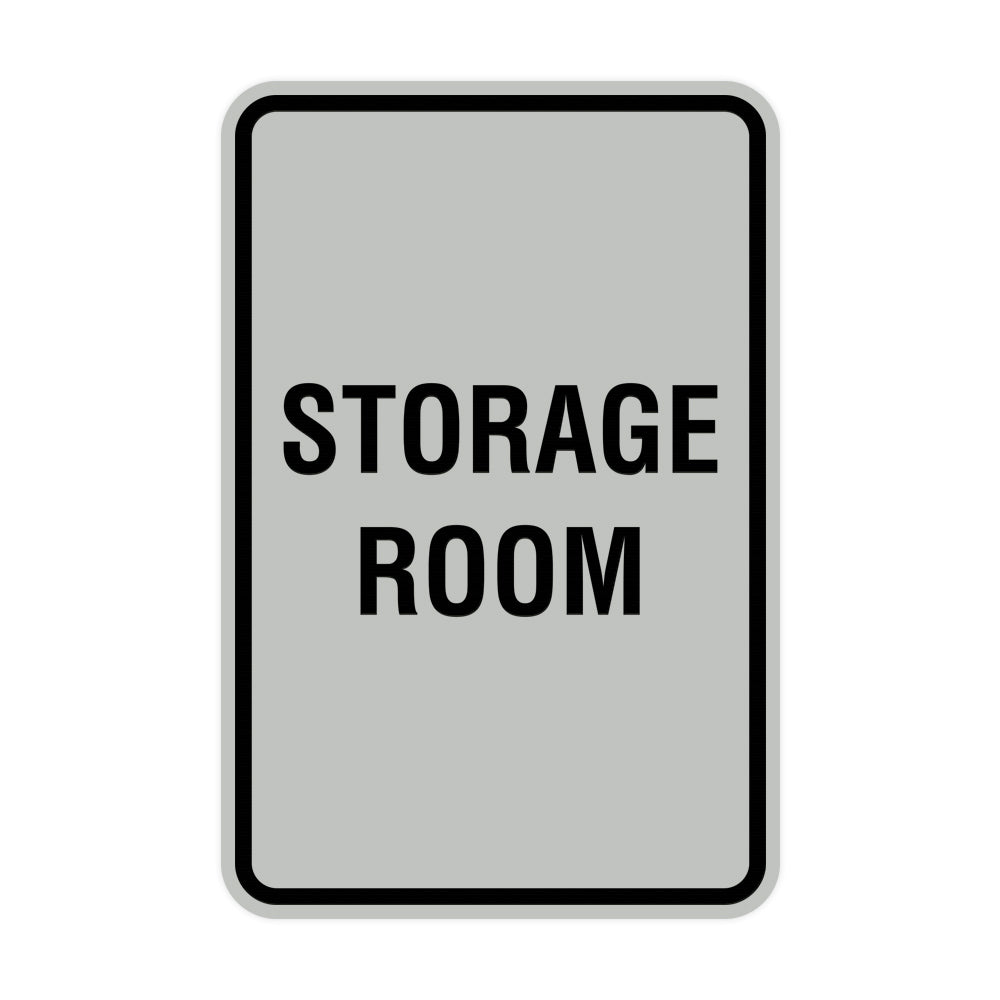 Portrait Round Storage Room Sign – Pacific Sign and Stamp