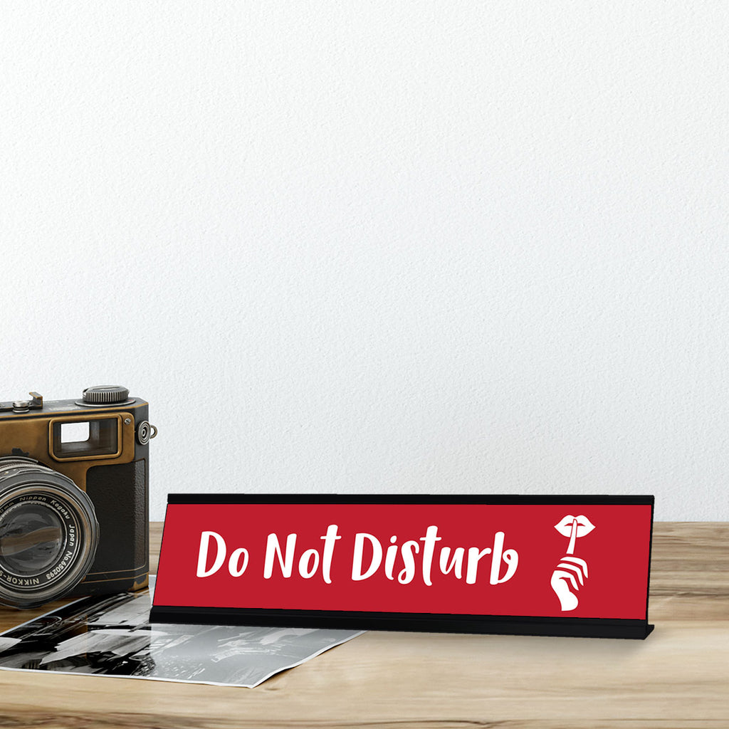 Do Not Disturb, Designer Series Desk Sign Nameplate (2 x 8") – Pacific ...