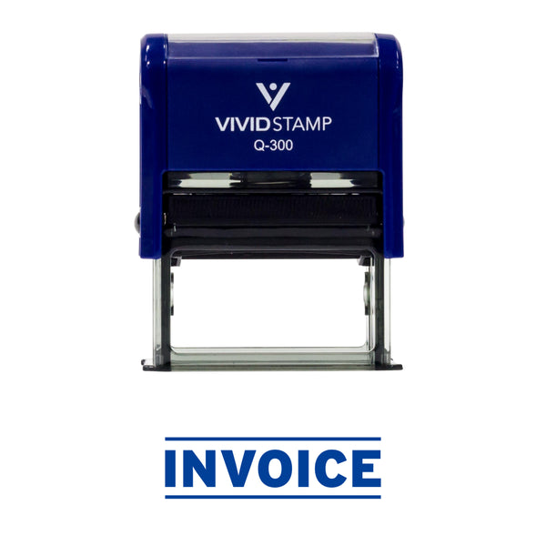 INVOICE Self Inking Rubber Stamp – Pacific Sign and Stamp