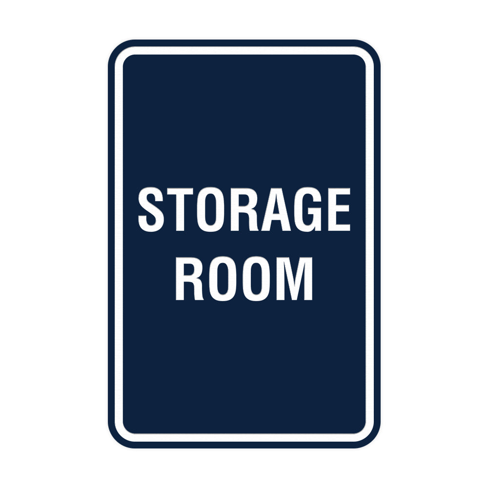 Portrait Round Storage Room Sign – Pacific Sign and Stamp