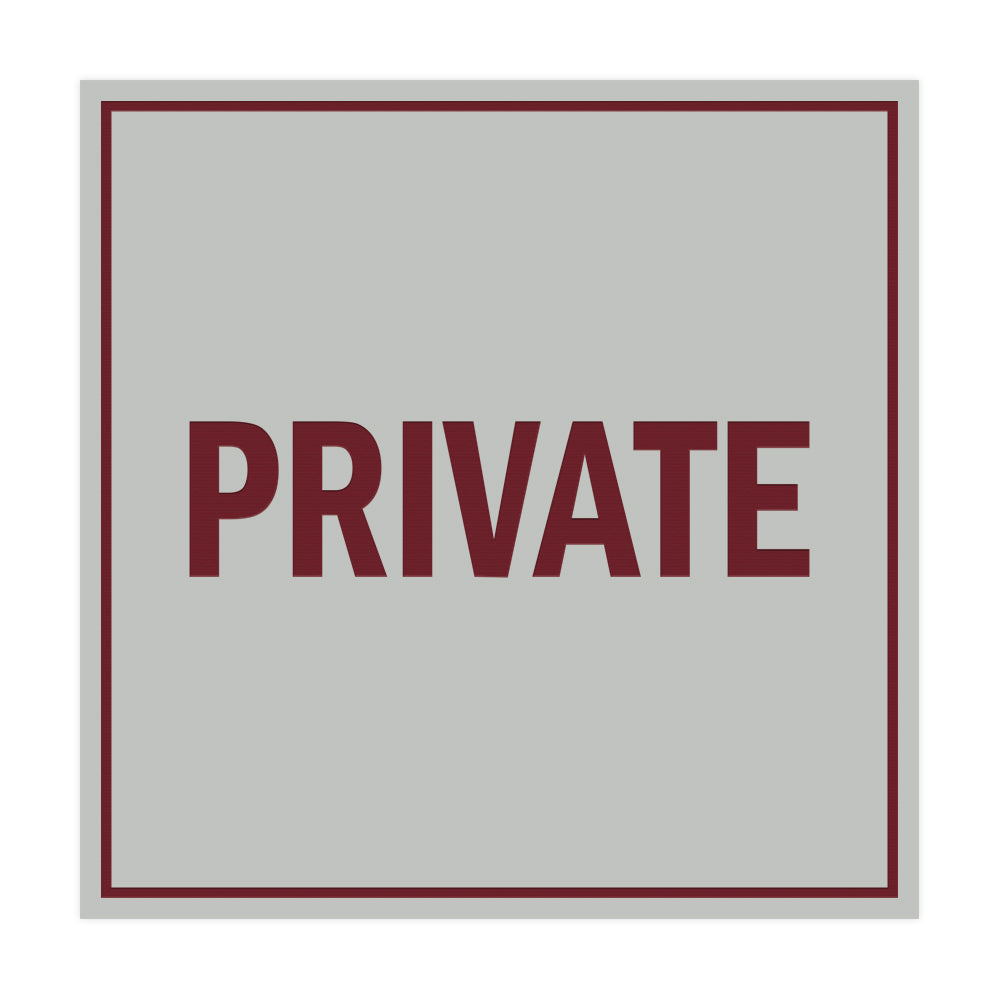 Signs ByLITA Square Private Sign – Pacific Sign and Stamp