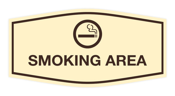 Signs ByLITA Fancy Smoking Area Sign – Pacific Sign and Stamp