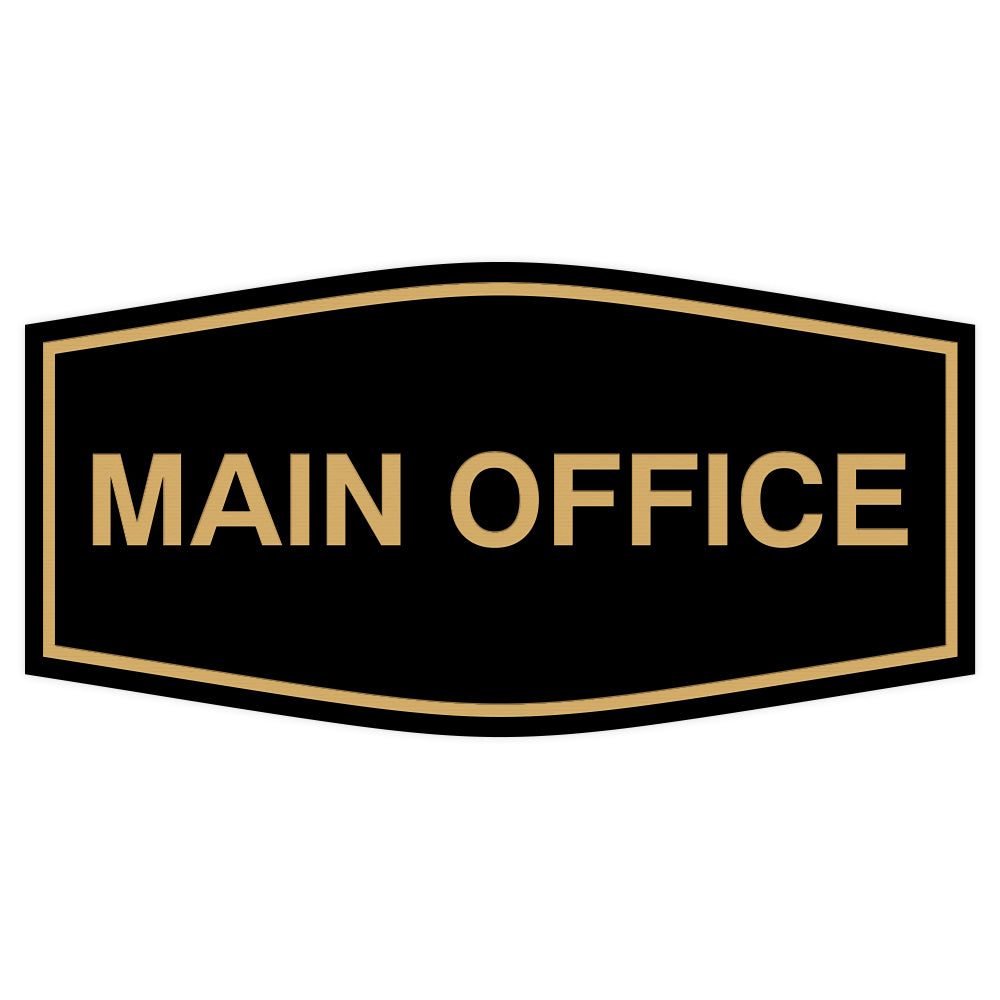 Fancy Main Office Sign – Pacific Sign and Stamp