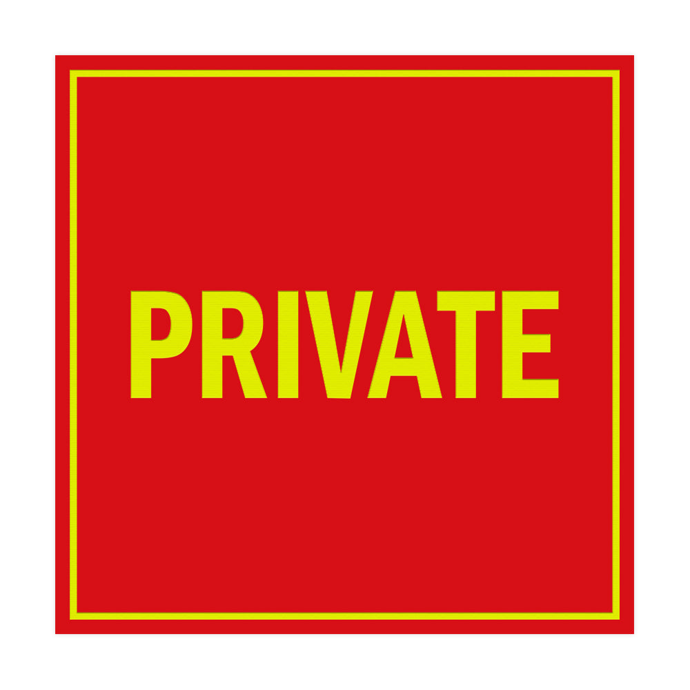 Signs ByLITA Square Private Sign – Pacific Sign and Stamp