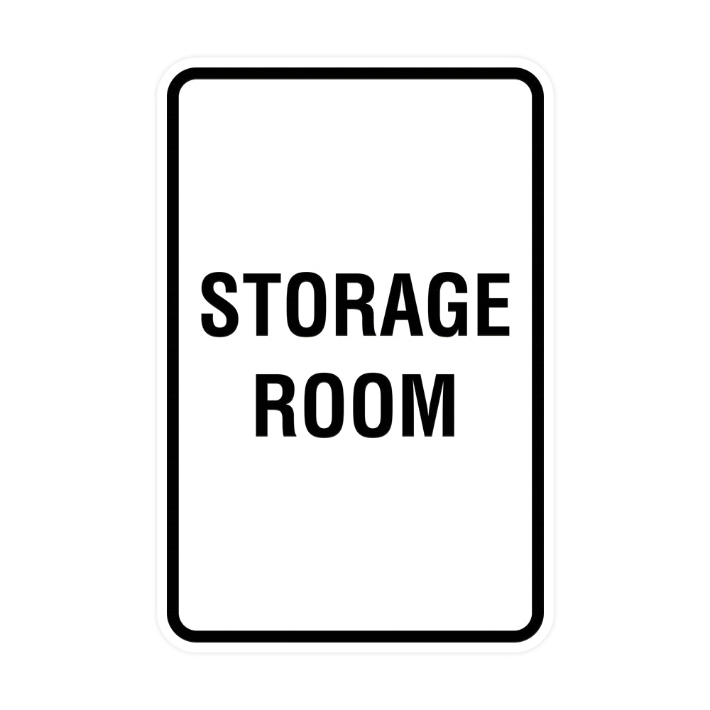Portrait Round Storage Room Sign – Pacific Sign and Stamp