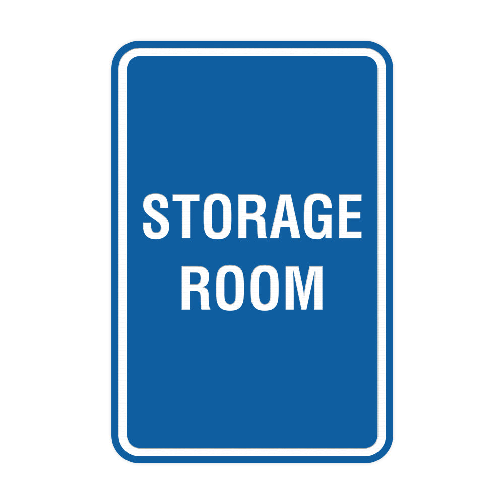 Portrait Round Storage Room Sign – Pacific Sign and Stamp