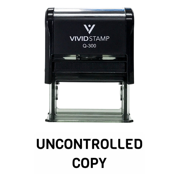 UNCONTROLLED COPY Self Inking Rubber Stamp – Pacific Sign and Stamp