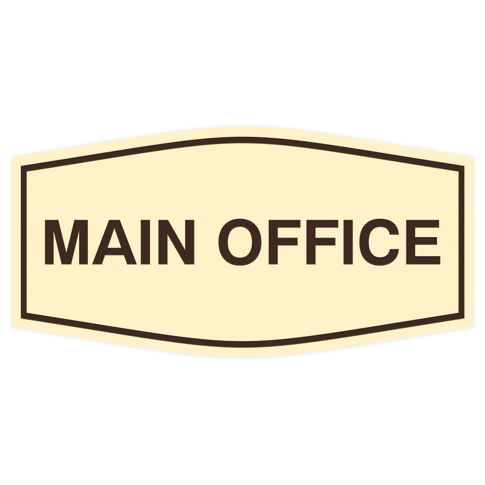 Fancy Main Office Sign – Pacific Sign and Stamp