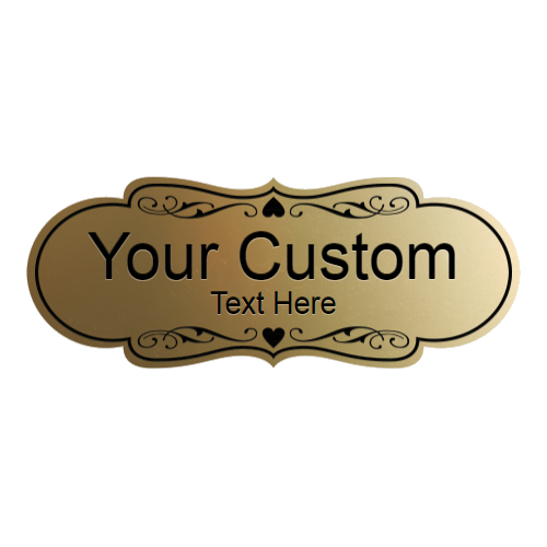 Custom Designer Sign – Pacific Sign and Stamp