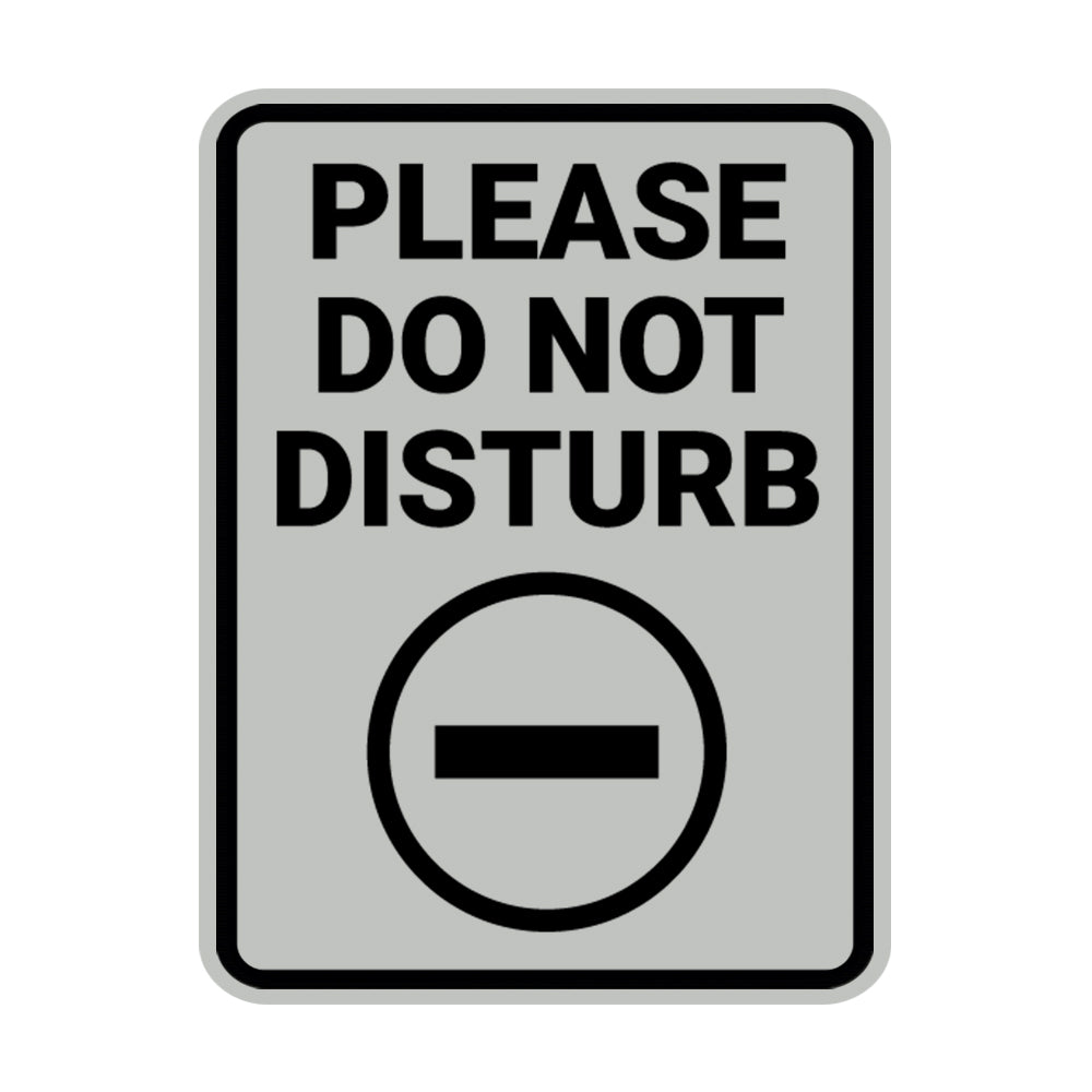Portrait Round Please Do Not Disturb Wall or Door Sign – Pacific Sign ...