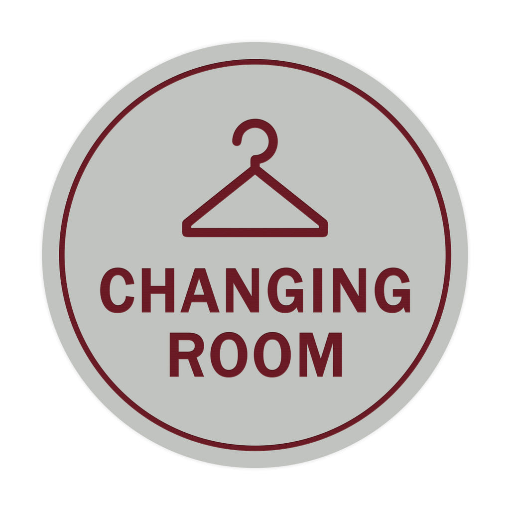 Signs ByLITA Circle Changing Room Sign – Pacific Sign and Stamp